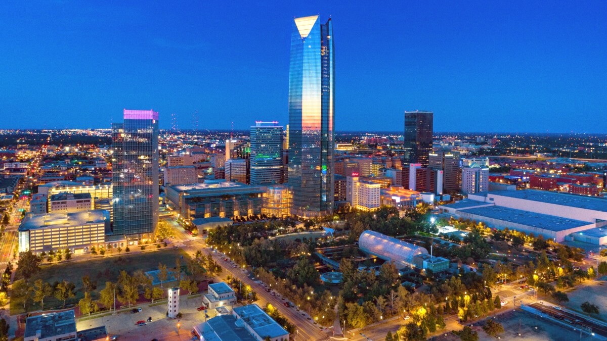 Famous Landmarks in Oklahoma City. Attractions, Monuments, Sightseeing